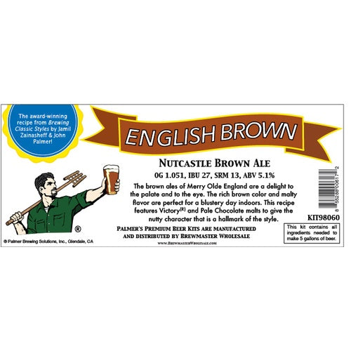 Palmer Premium Beer Kits - Northern English Brown — GoBrewIt